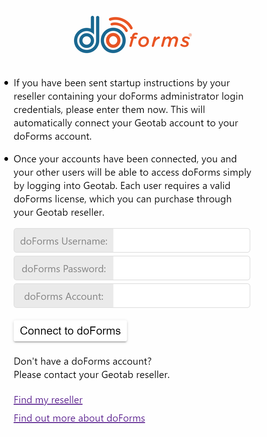 Map add-in – doForms Support