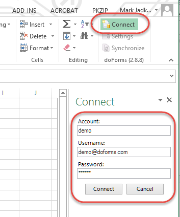 Excel Plugin – doForms Support