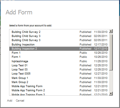 Projects – doForms Support