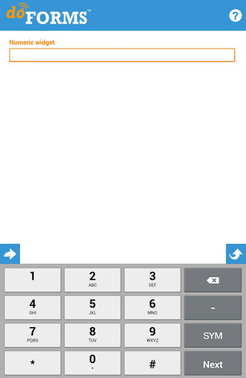 Numeric – doForms Support
